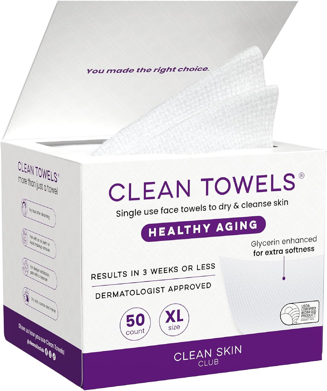 Clean Towels Healthy Aging – Clean Skin Club UK