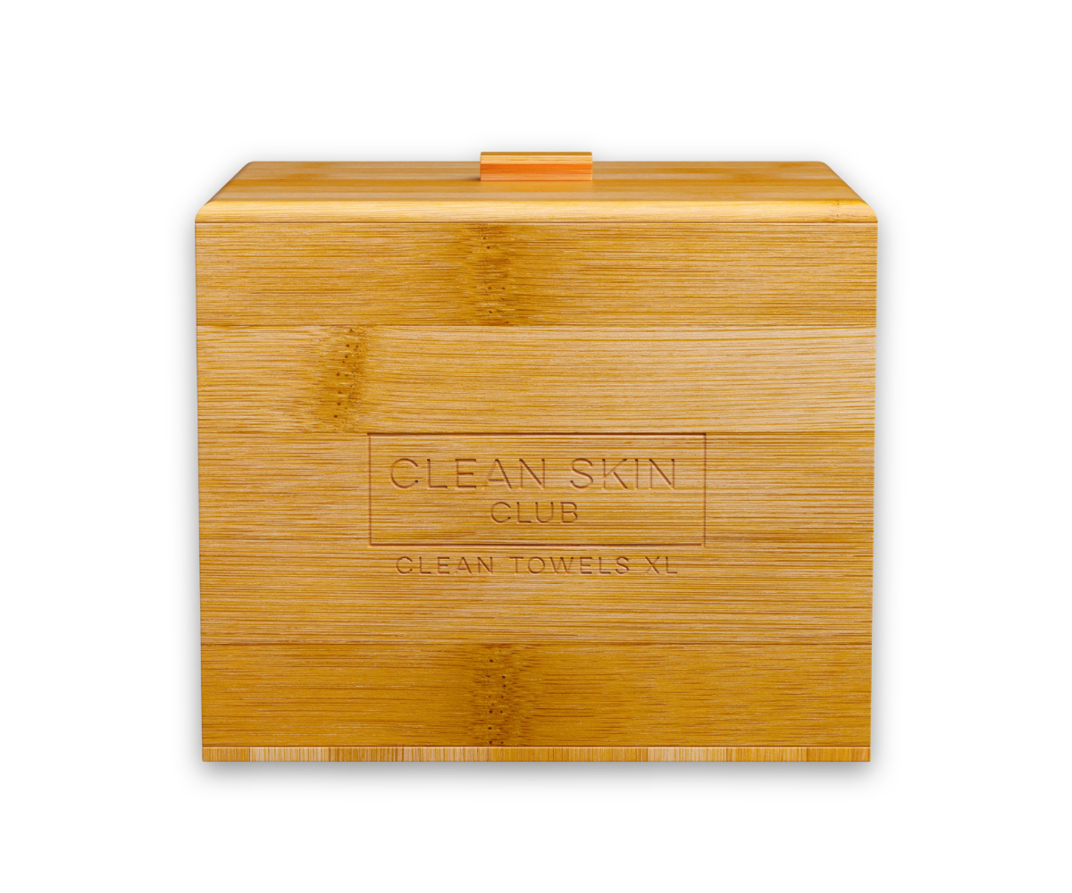 Luxe Bamboo Box with Cover – Clean Skin Club UK